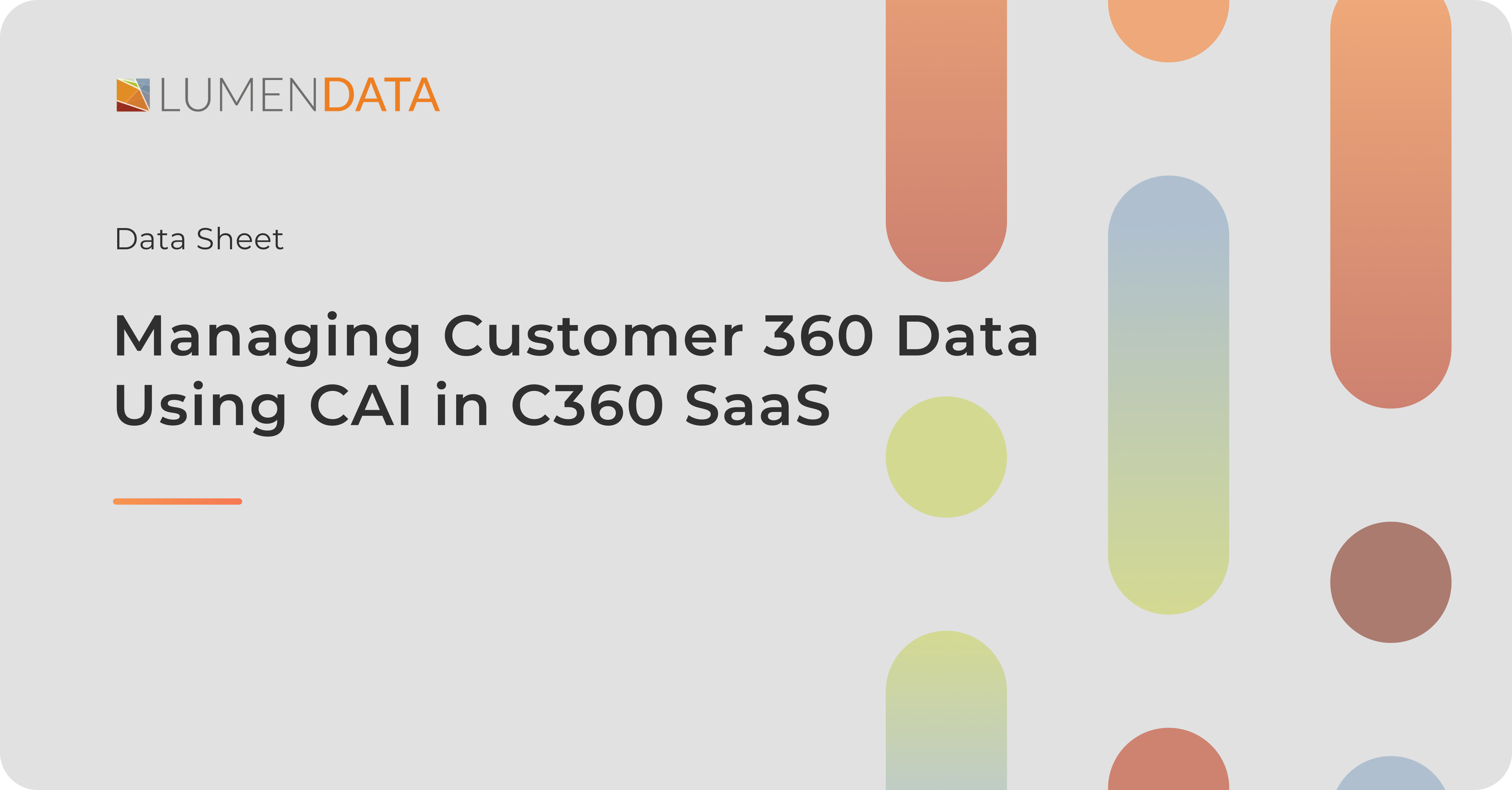 Managing Customer 360 Data with CAI in C360 SaaS | LumenData