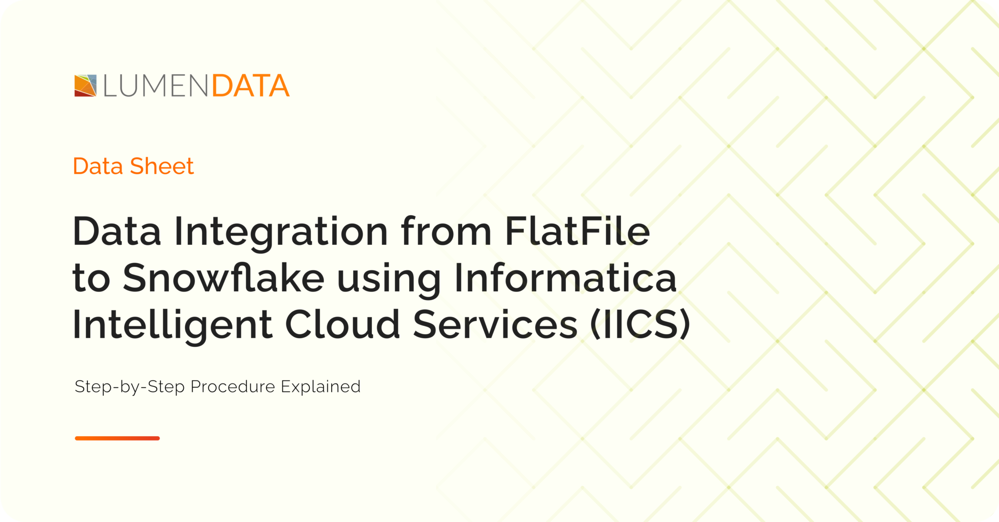 Data Integration From Flatfile To Snowflake Using Informaticaintelligent Cloud Services Iics