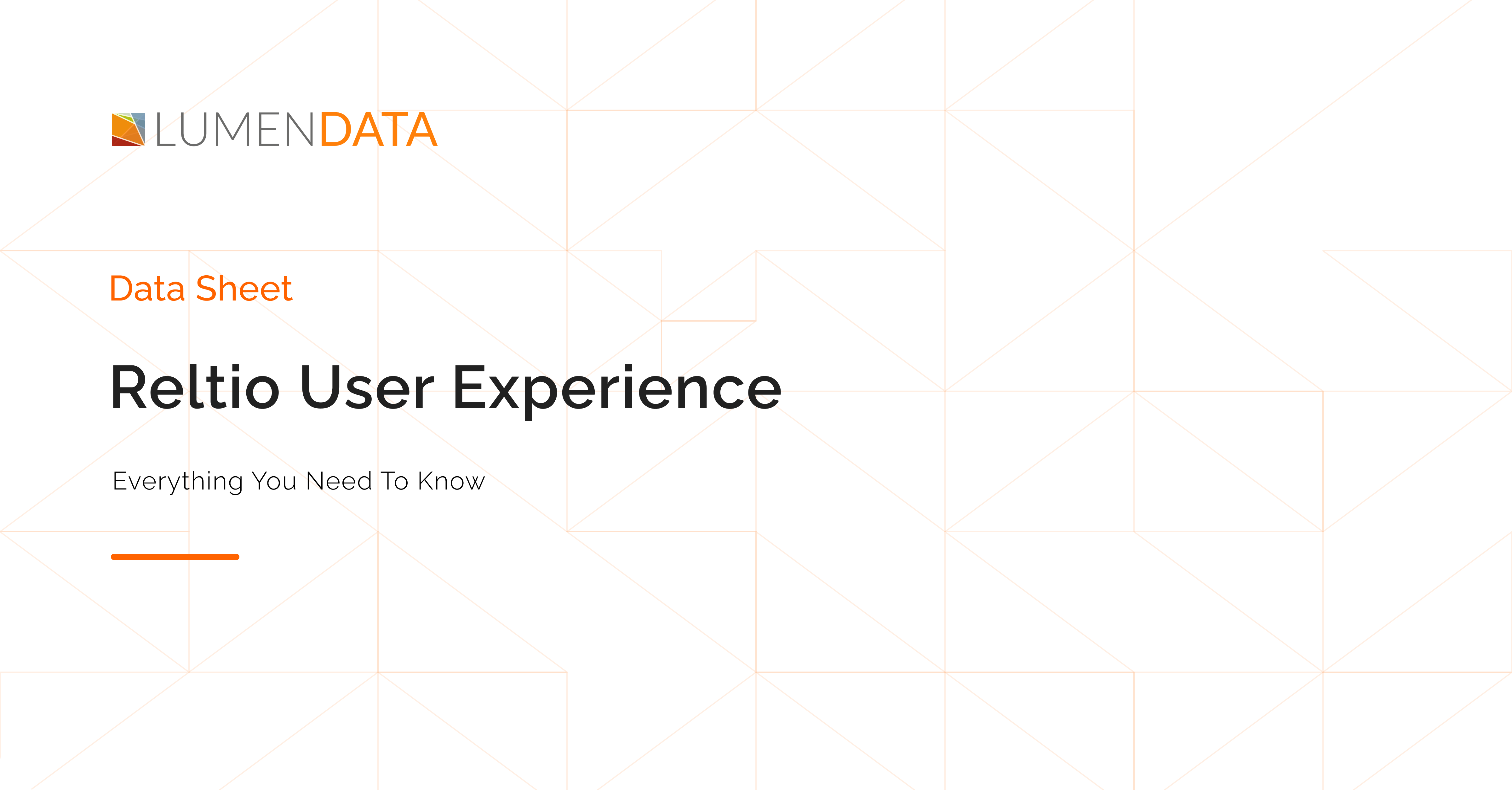 Reltio User Experience Everything You Need to Know