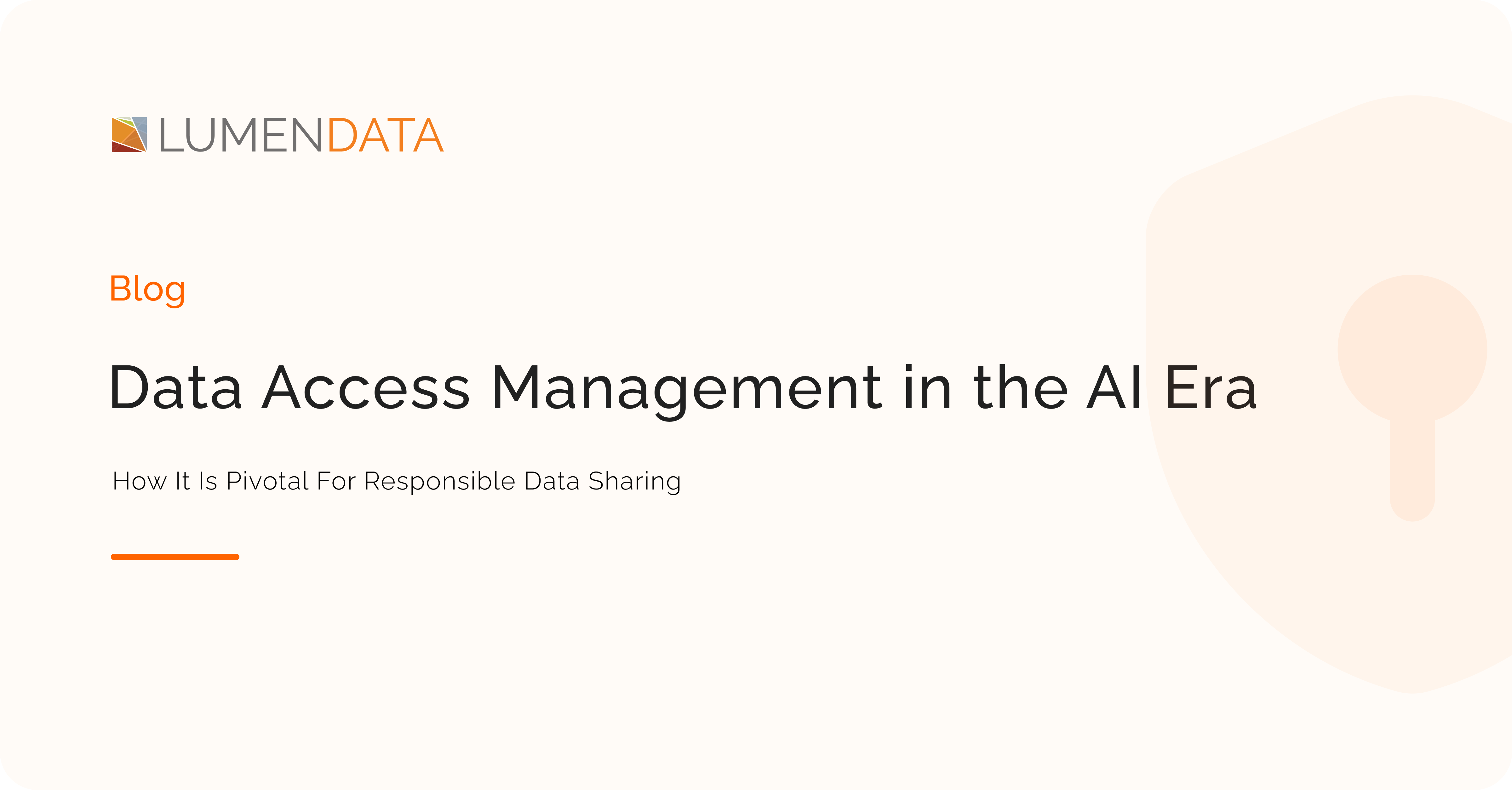 Data access management in the AI era