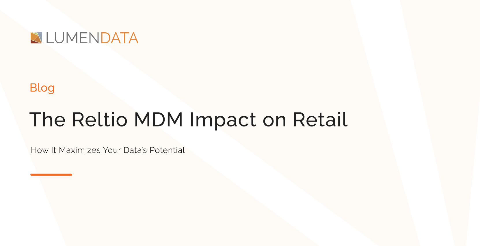 The Reltio MDM Impact on Retail - Blog | LumenData