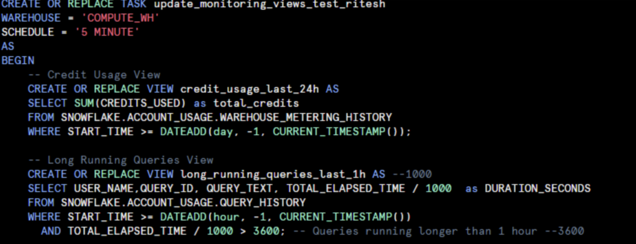 Modular Alerting Framework for Snowflake Monitoring | LumenData